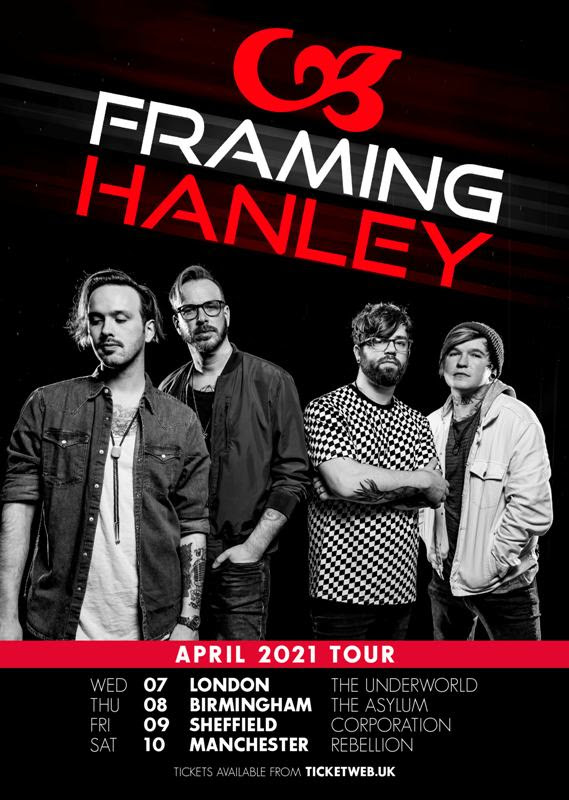NEWS: FRAMING HANLEY – Return To The UK! Tickets Now On Sale! – Rock ...